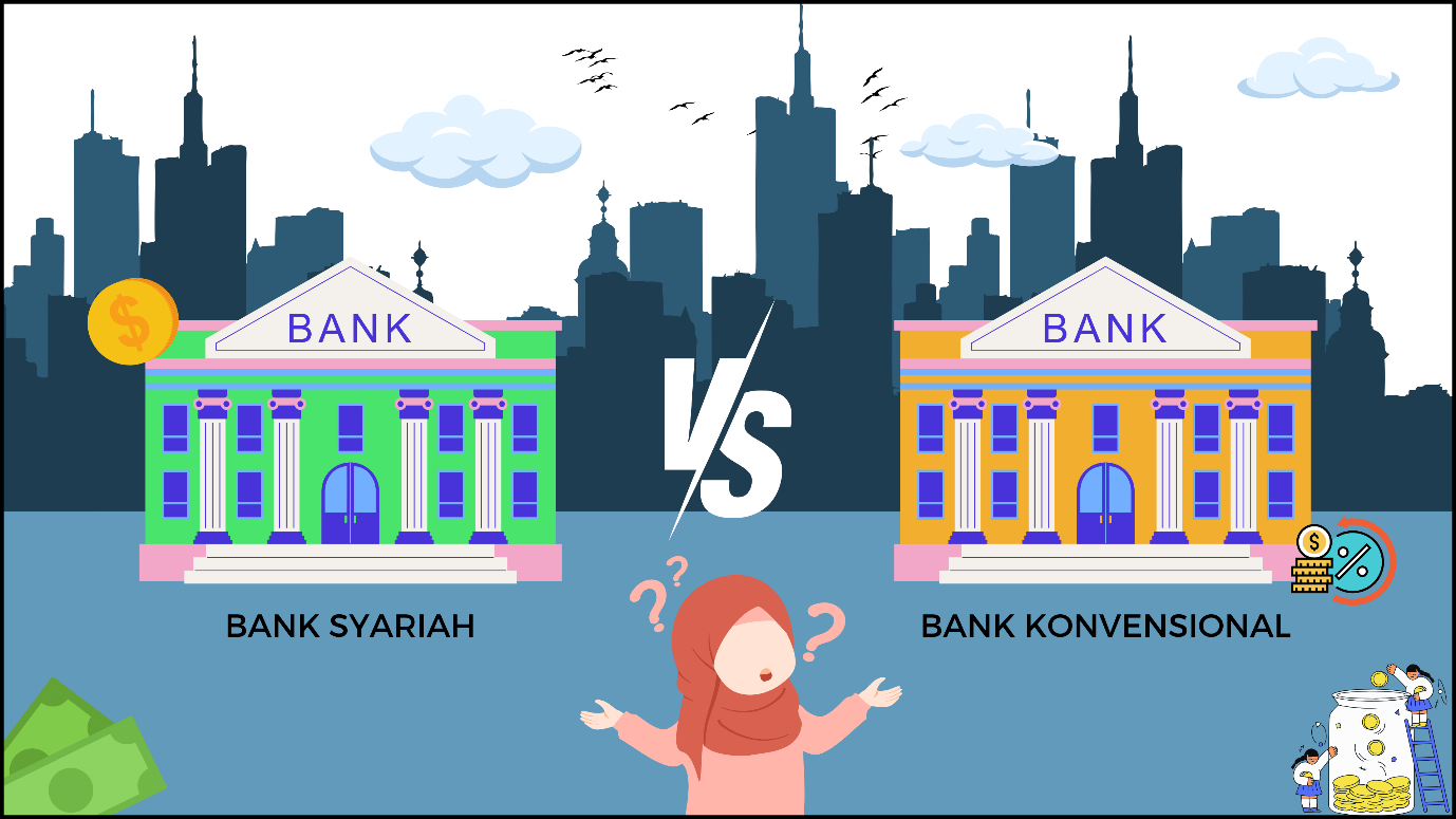 Perbedaan Bank Syariah dan Konvensional serta Prinsip dan Fungsinya